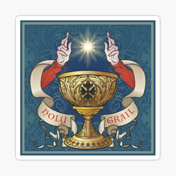 "Holy Grail" Sticker for Sale by AntonVTokarev | Redbubble