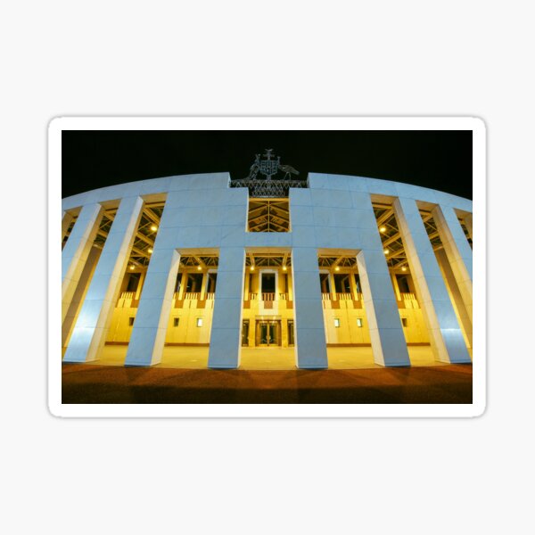 "Australian Parliament House, Canberra" Sticker for Sale by ...