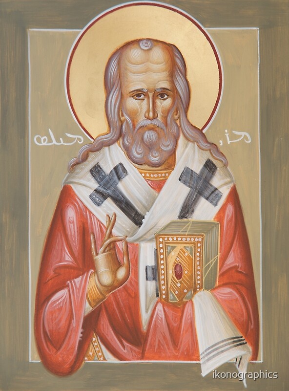 "St Milos (Miles) of Susa" by ikonographics | Redbubble