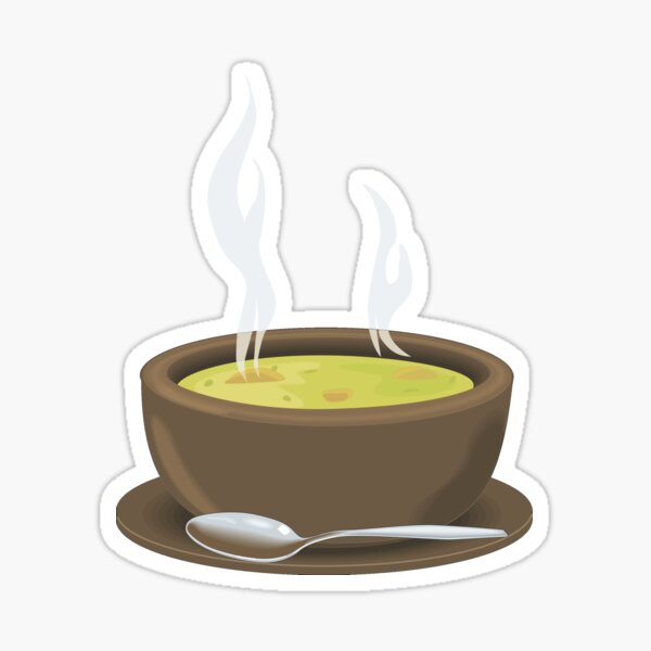"Bowl of Soup" Sticker for Sale by Judge-Hatchet | Redbubble