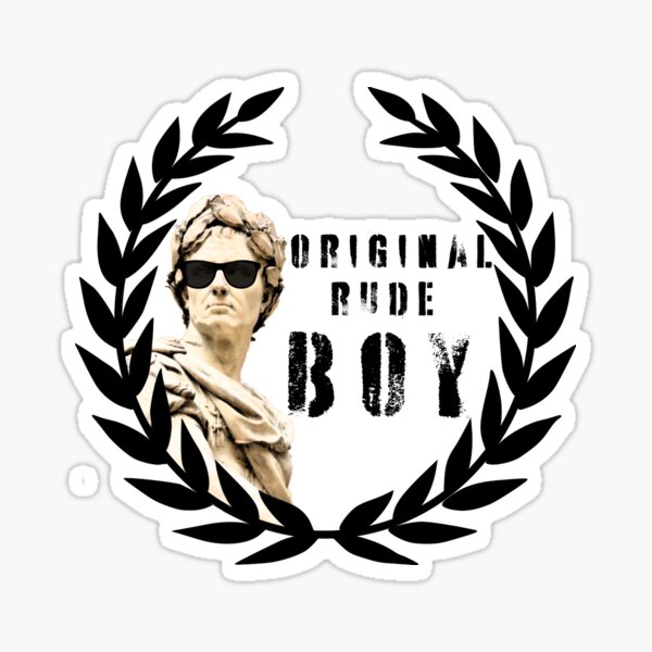 "Caesar - Original Rude Boy " Sticker for Sale by MandWthings | Redbubble