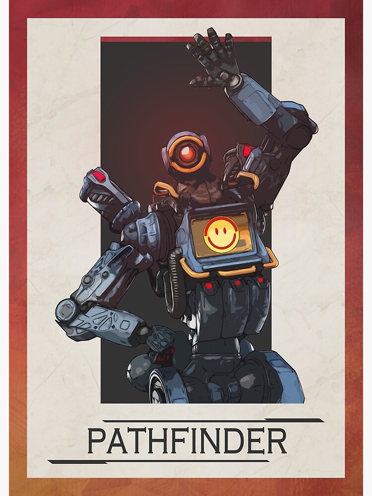 "Apex Legends Pathfinder Border Character Poster" Metal Print by Gemini ...