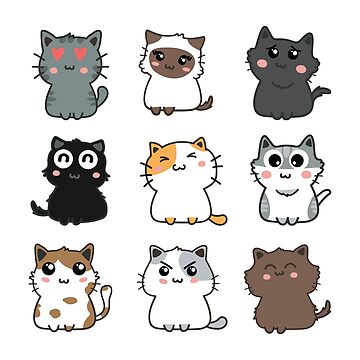 Cartoon cat stickers store