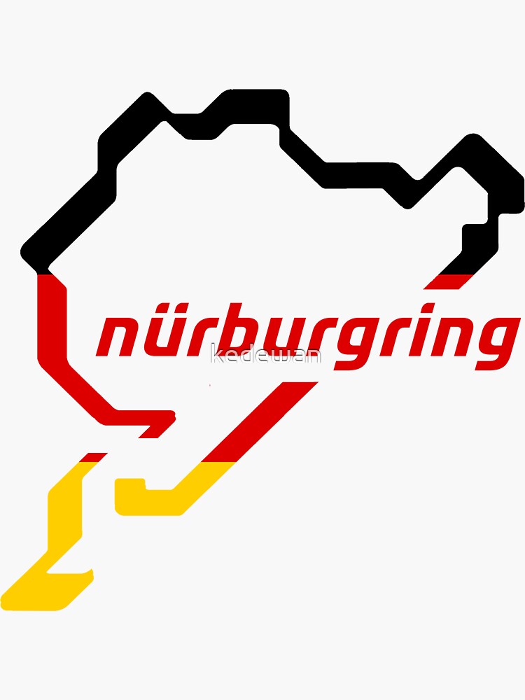 "Nurburgring" Sticker by kedewan | Redbubble