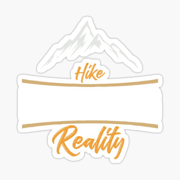 "hike" Sticker by JamesMcGill1 | Redbubble