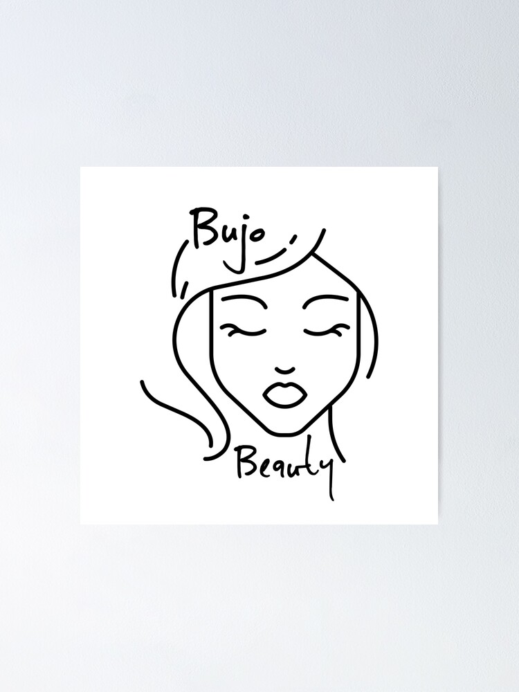 "Bujo beauty" Poster for Sale by Jaynepdesign | Redbubble