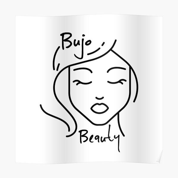 "Bujo beauty" Poster for Sale by Jaynepdesign | Redbubble