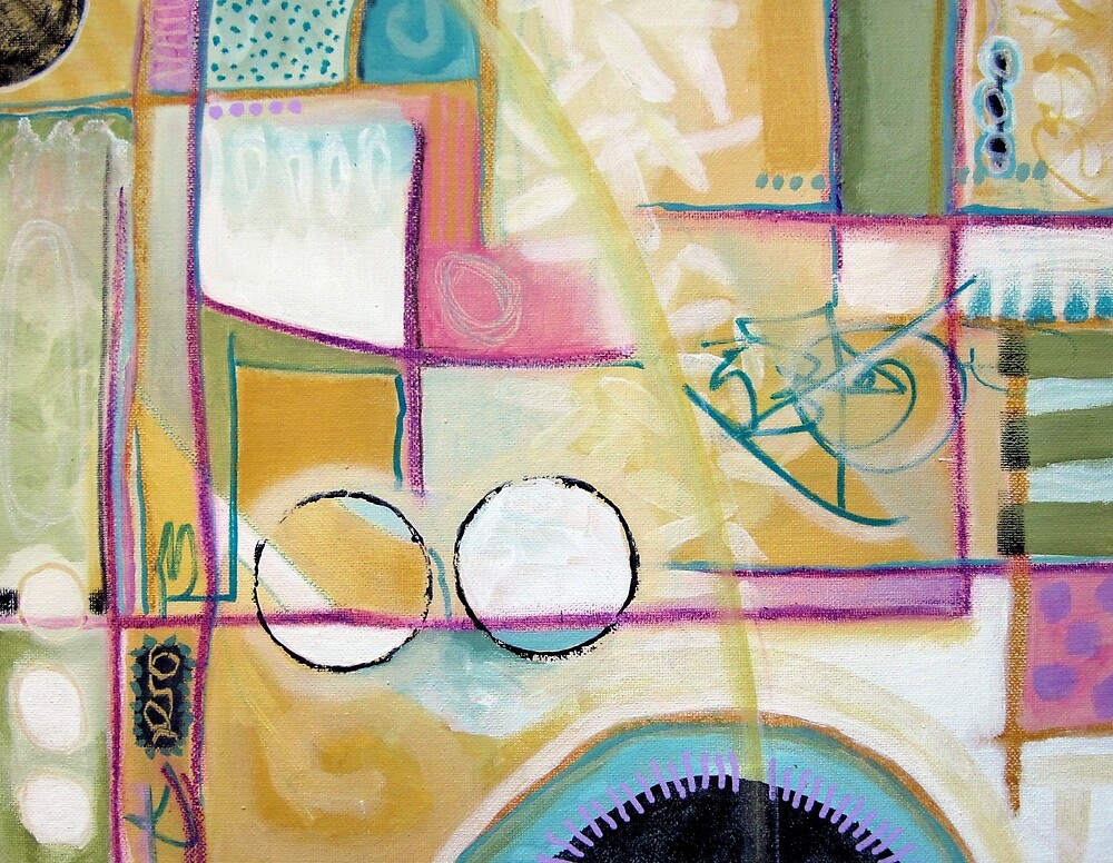 "DOUBLE ZERO Abstract" by DianaMartinArt | Redbubble