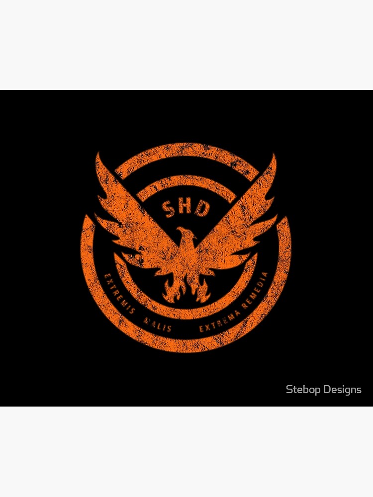 "The Division SHD Logo Distressed Orange" Tapestry for Sale by Avalon Rabey | Redbubble