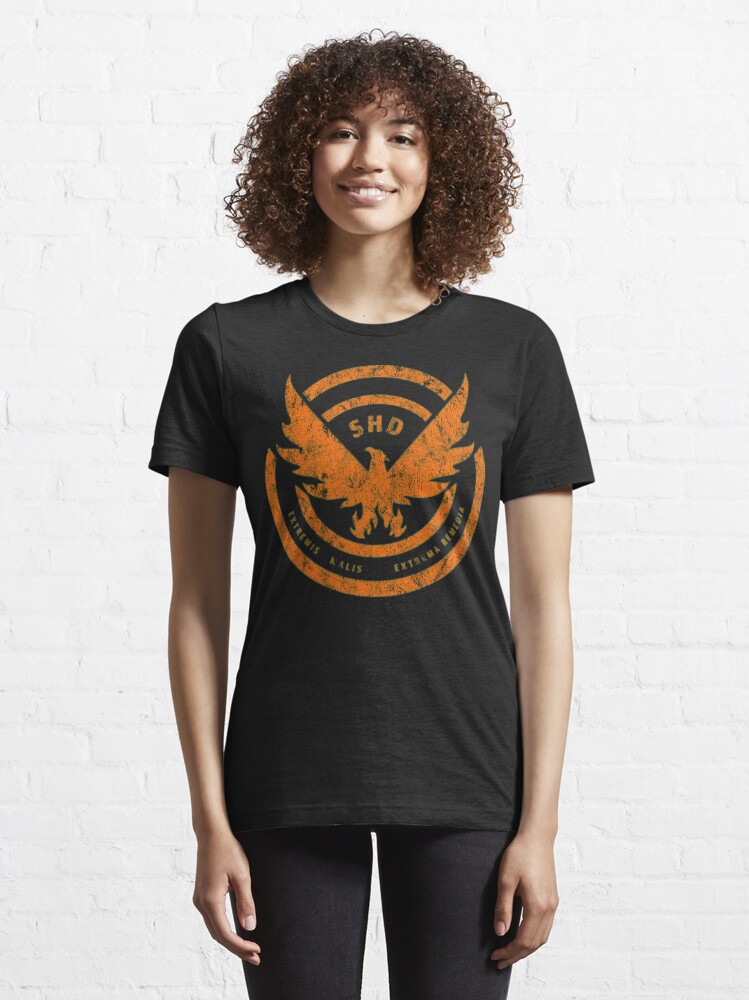 "The Division SHD Logo Distressed Orange" T-shirt for Sale by ...