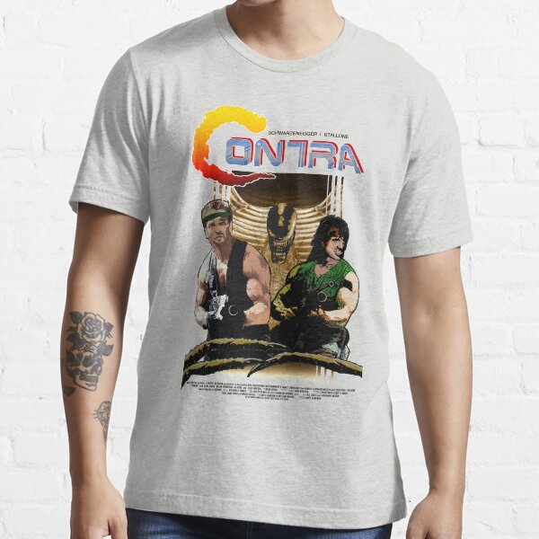 "Contra Movie Poster" T-shirt by MikeHalliday | Redbubble