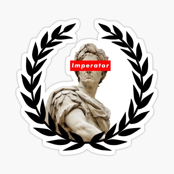 "Imperator - Julius Caesar" Sticker for Sale by MandWthings | Redbubble