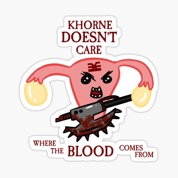"Khorne's Blood" Sticker von Plasmakatha | Redbubble