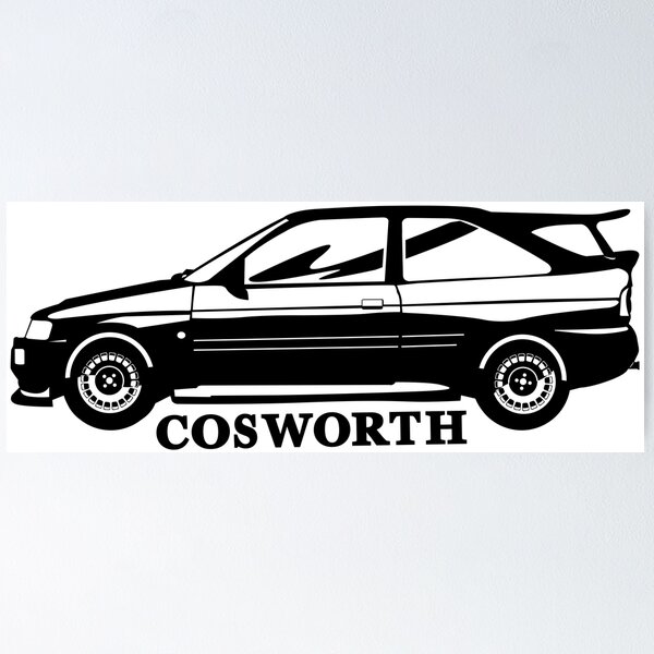 "Ford Escort Cosworth" Poster for Sale by SpeedTees | Redbubble