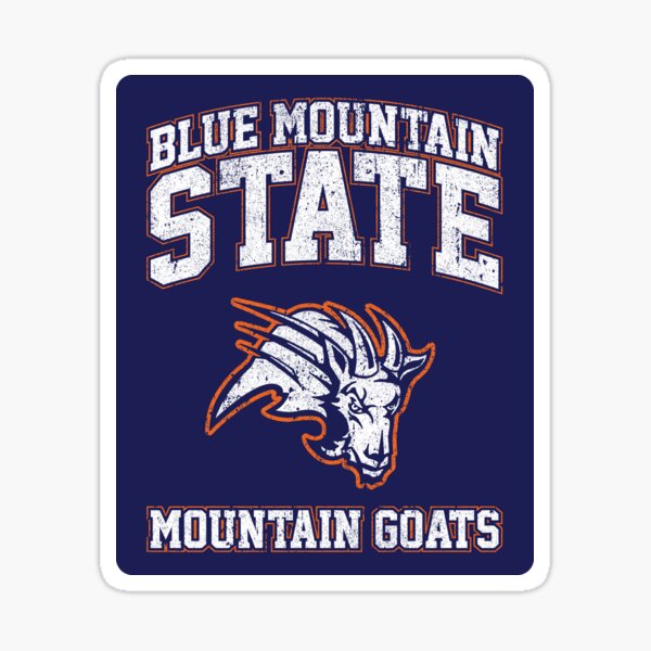 "Blue Mountain State Mountain Goats" Sticker for Sale by huckblade ...