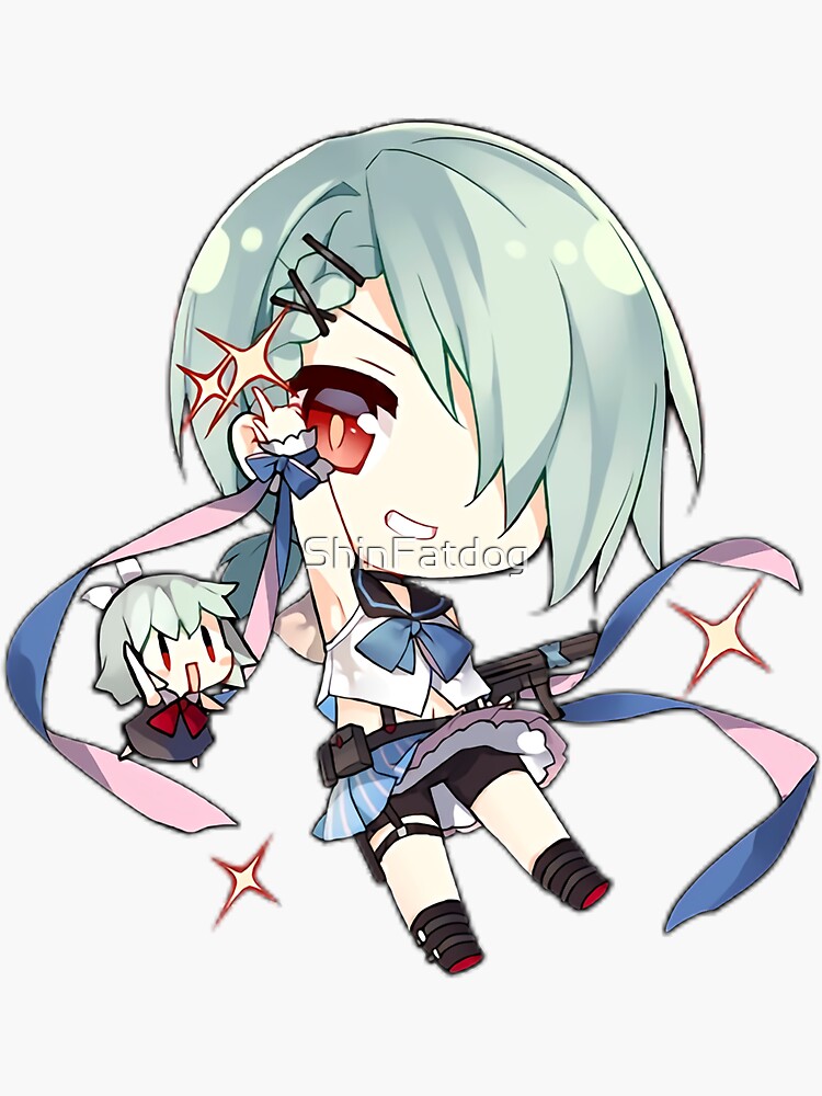 "GFL Reinforcement Fairy" Sticker for Sale by ShinFatdog | Redbubble