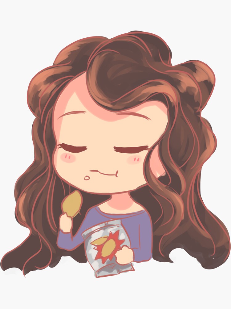 "Snacking" Sticker for Sale by EnderKeed | Redbubble