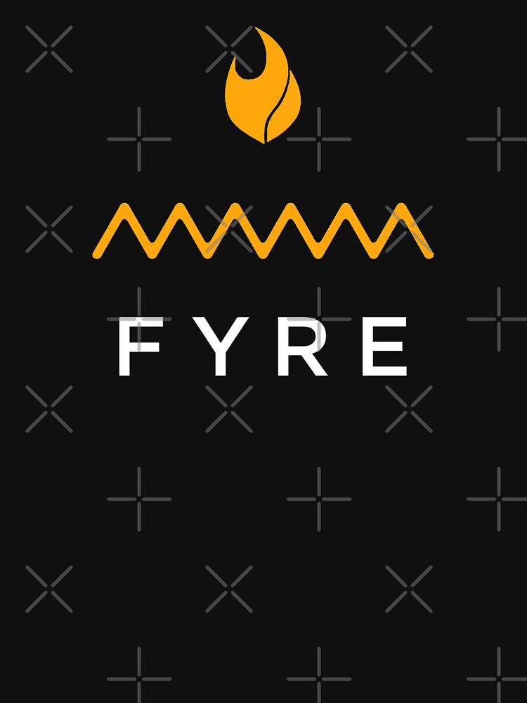 "Fyre Festival Logo" T-shirt for Sale by jackbean | Redbubble | fyre ...