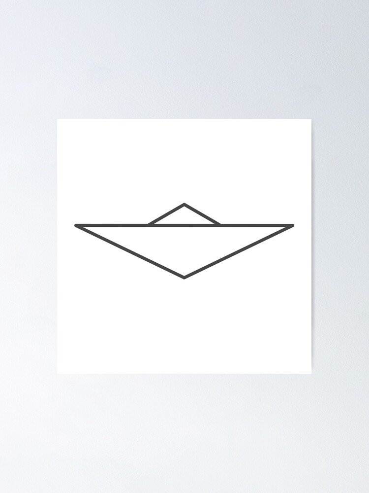 "Paper Boat" Poster for Sale by Korubii | Redbubble