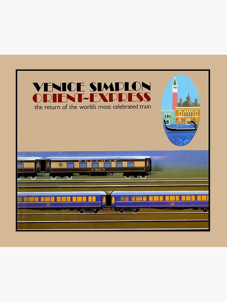 "VENICE SIMPLON : Vintage Orient-Express Print" Tapestry for Sale by ...