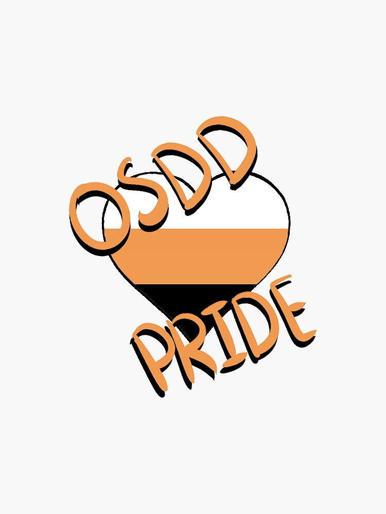 "OSDD System Pride" Sticker for Sale by SilverWings | Redbubble