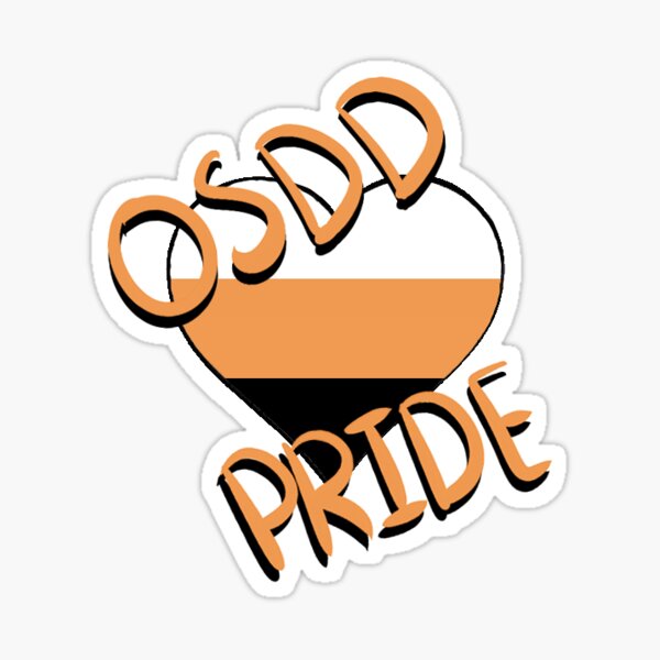 "OSDD System Pride" Sticker for Sale by SilverWings | Redbubble