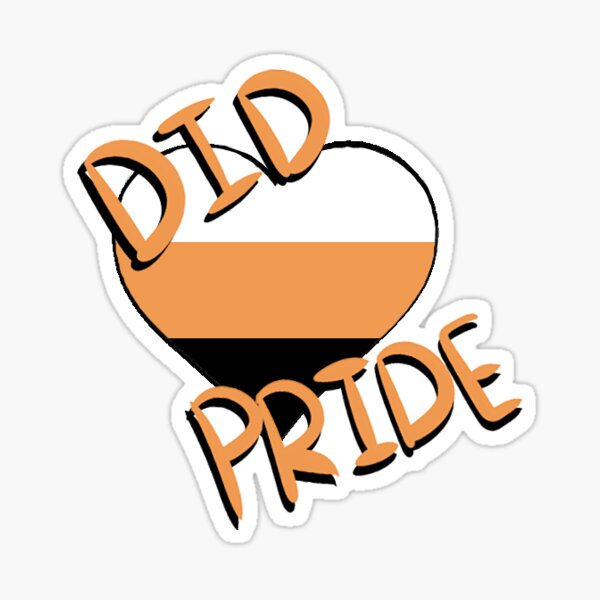 "DID System Pride" Sticker for Sale by SilverWings | Redbubble