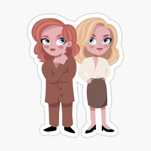 "Dynamic Duo" Sticker for Sale by franbassino | Redbubble
