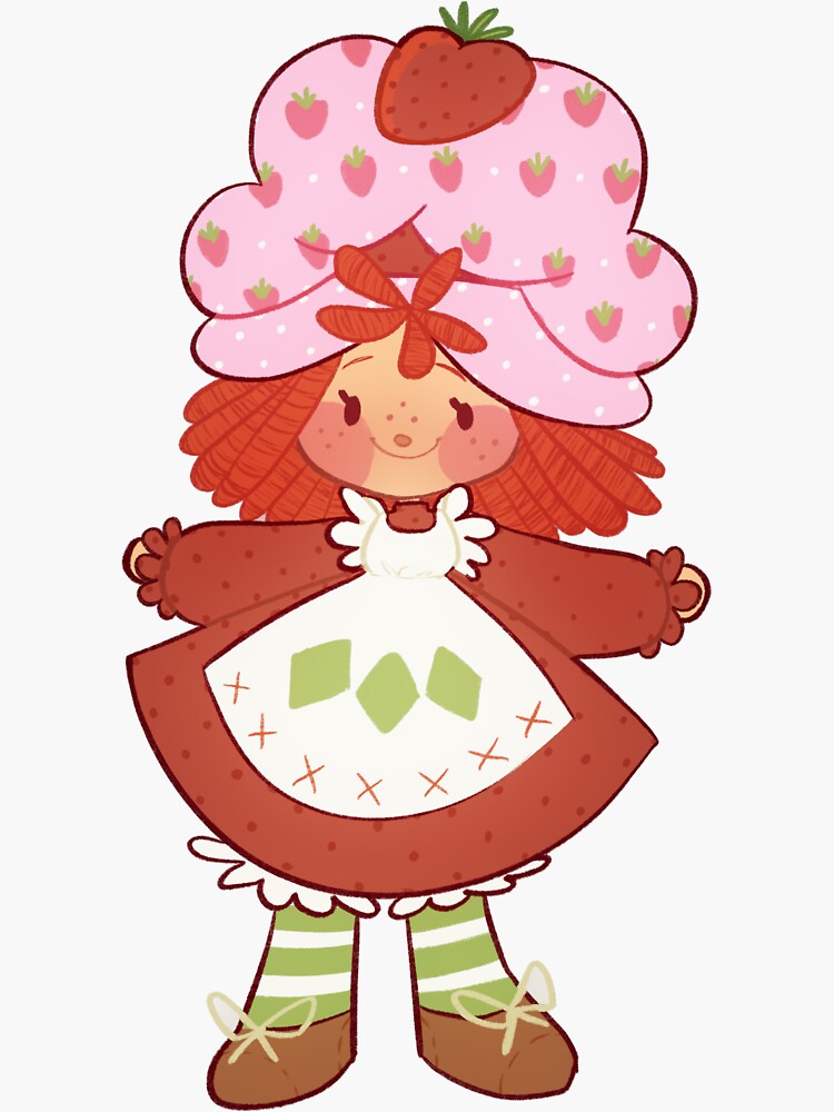 "strawb!" Sticker for Sale by kabisuri | Redbubble