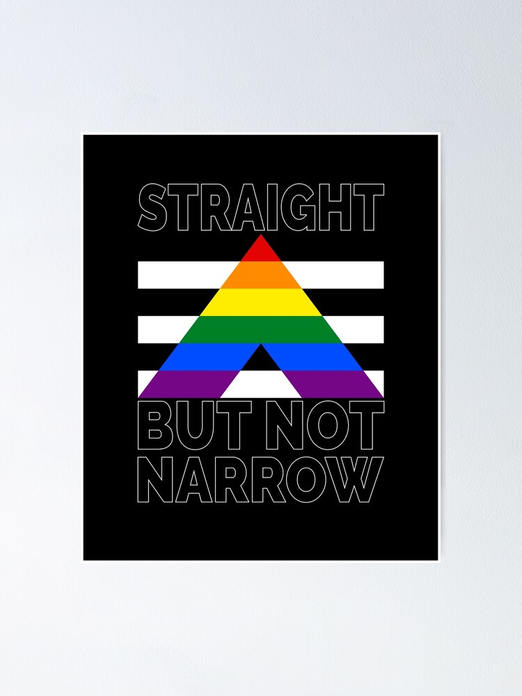 "Straight But Not Narrow Straight Ally Supporting the LGBTQIAplus ...