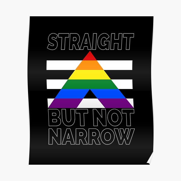 "Straight But Not Narrow Straight Ally Supporting the LGBTQIAplus ...