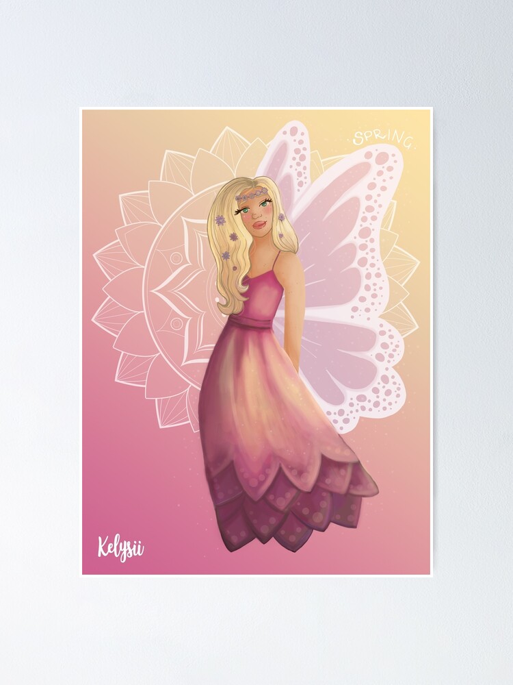 "Spring Fairy" Poster by hello-kelysii | Redbubble