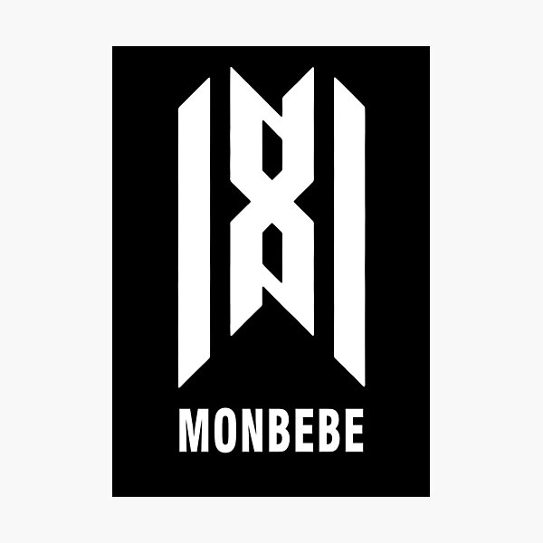 Lámina fotográfica «MONSTA X NEW LOGO MONBEBE» de PepGuardi | Redbubble