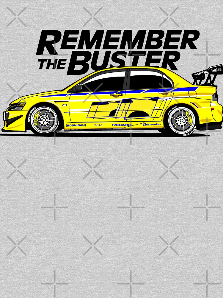 "Remember the Buster Brian O'Connor Mitsubishi Evolution" T-shirt for ...