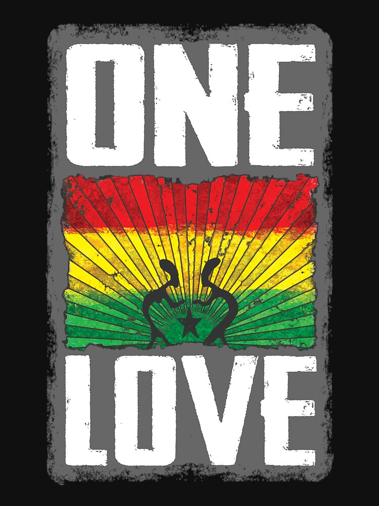 "one love reggae" T-shirt for Sale by Periartwork | Redbubble ...