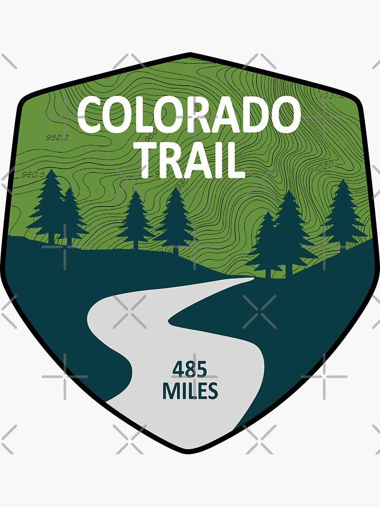 "Colorado Trail" Sticker for Sale by esskay | Redbubble