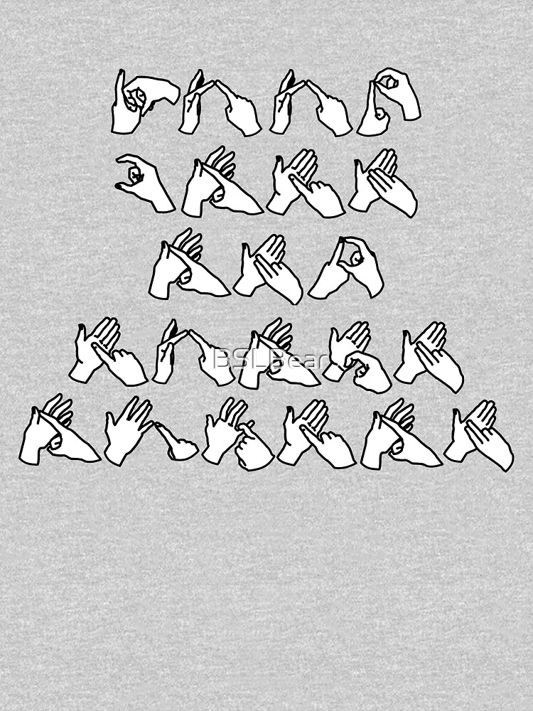 "Keep calm and learn Auslan" T-shirt for Sale by BSLBear | Redbubble ...