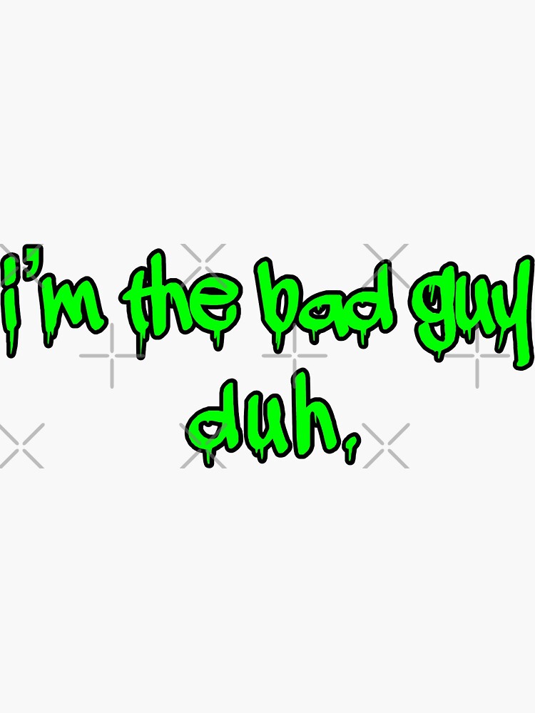 "duh" Sticker by gmhedh | Redbubble