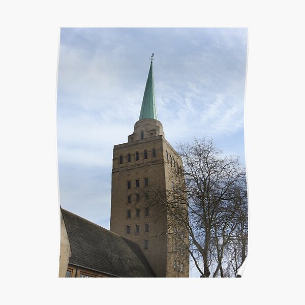 "Nuffield College Library Tower" Poster by CreativeEm | Redbubble