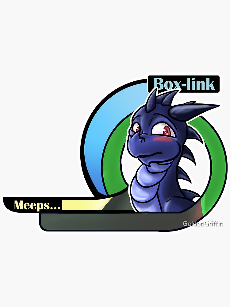 "Box Derg Health Bar" Sticker for Sale by GoldenGriffin | Redbubble