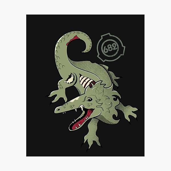 "SCP-682 Hard-to-Destroy Reptile" Photographic Print by opalskystudio ...
