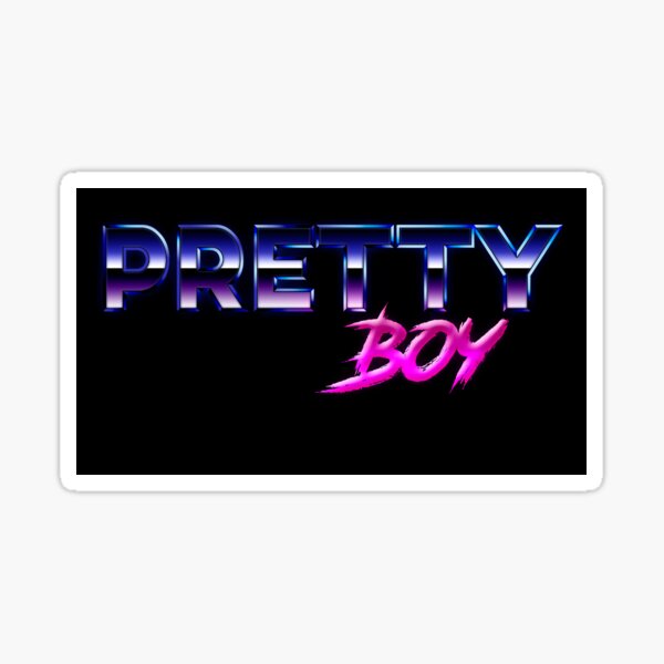 "Pretty Boy" Sticker for Sale by hoppnhorn | Redbubble