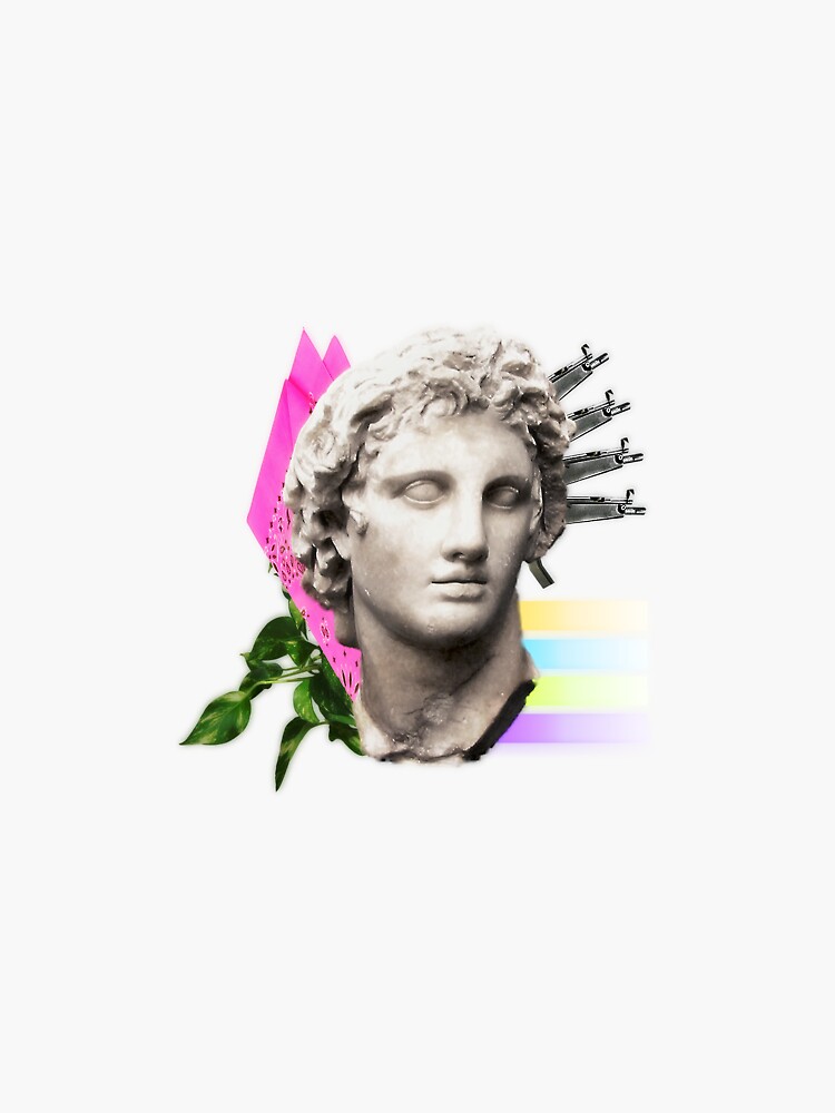 "Vaporwave roman statue" Sticker for Sale by TasminChanDesu | Redbubble