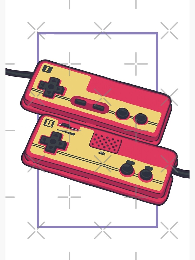 "famicom controller" Poster by tangzpainter | Redbubble