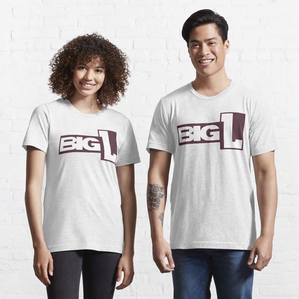 "Big L Logo 3" T-shirt for Sale by EbtsOby | Redbubble | big l t-shirts ...
