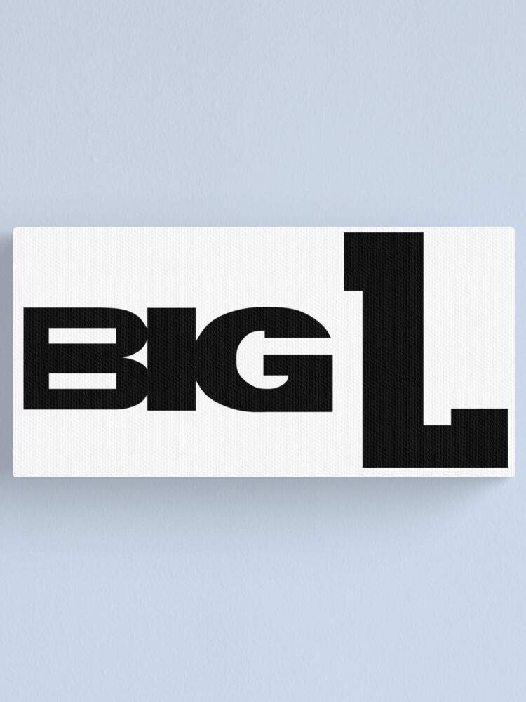 "Big L Logo 3 Black" Canvas Print for Sale by EbtsOby | Redbubble