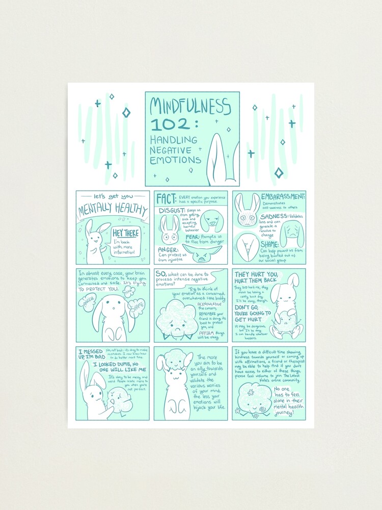 "Let's Get You Mentally Healthy: Mindfulness 102 Bunny Comic ...