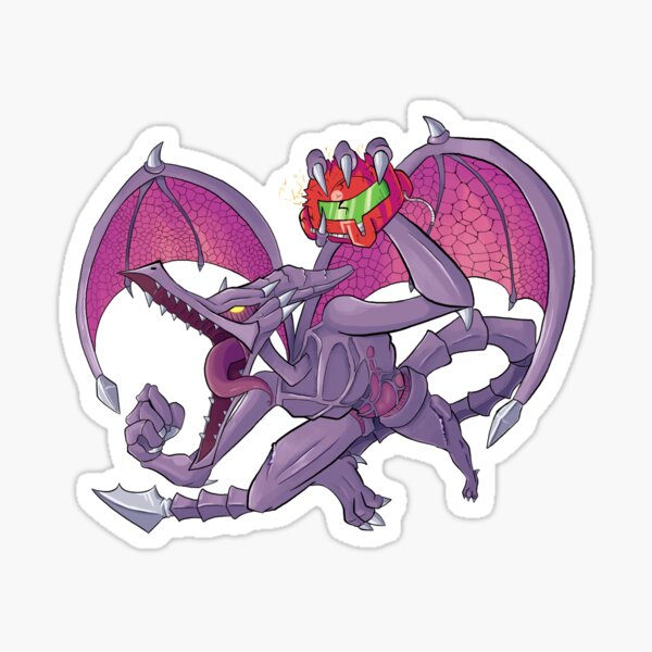 "Smash Ultimate #65: Ridley" Sticker for Sale by Granetdud | Redbubble