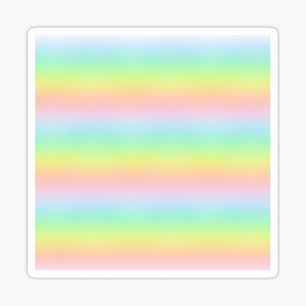 "Pastel Rainbow Gradient" Sticker for Sale by KelseyLovelle | Redbubble