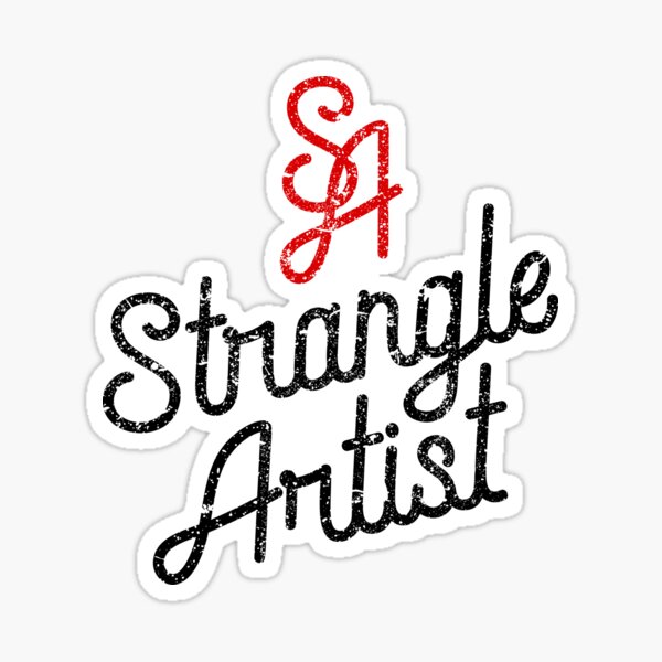 "Jiu Jitsu Strangle Artist Dark Jujitsu BJJ Gift Dark" Sticker for Sale ...